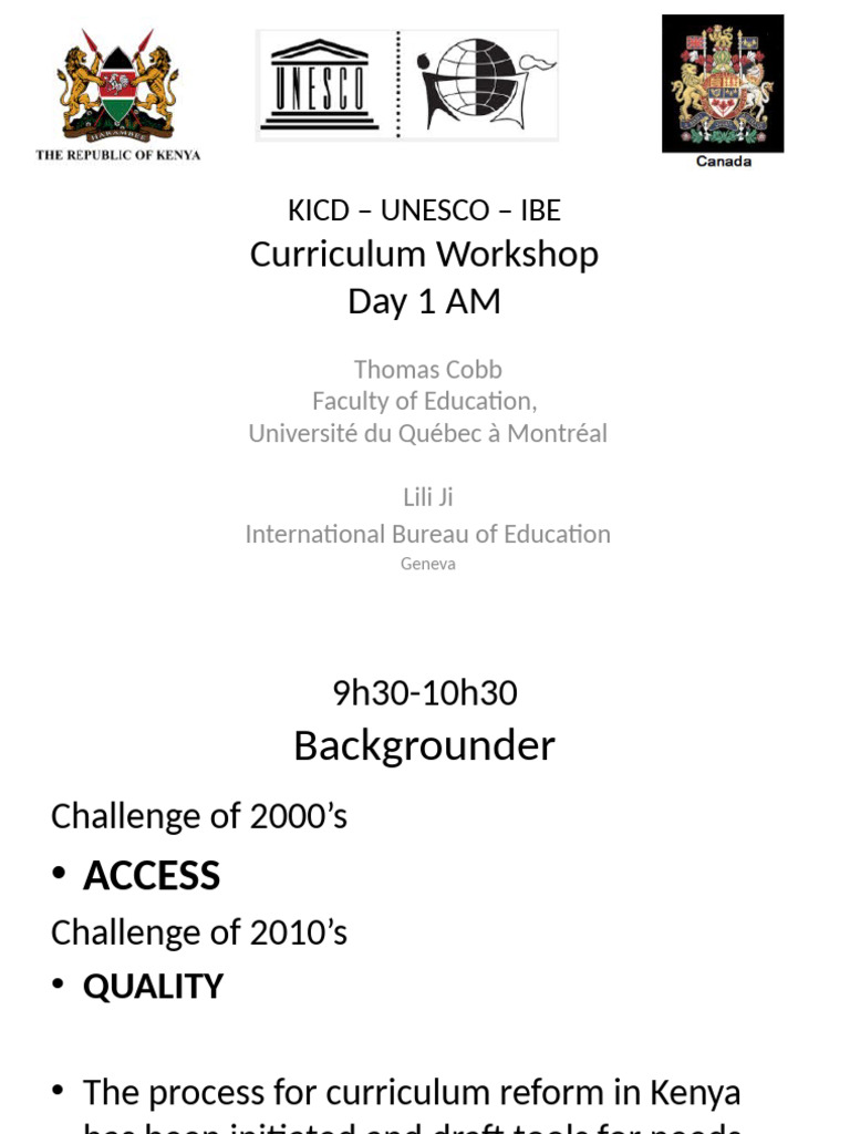 Competence-Based Curriculum Workshop | PDF | Learning | Curriculum