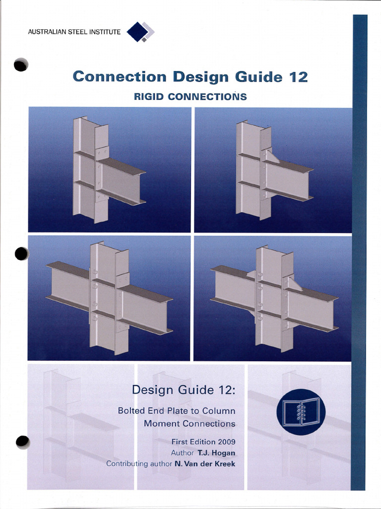 ASI Connection Design Guide 12 - Bolted End Plate To Column Moment ...