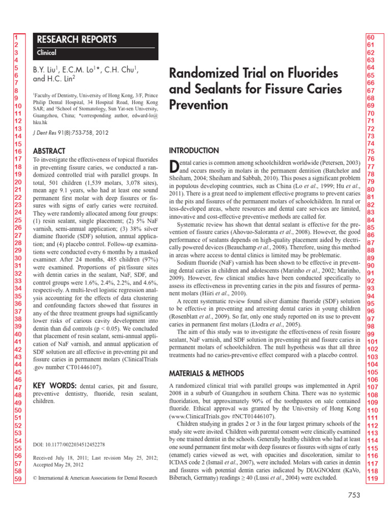RCT Training 2 - Paper | PDF | Medical Specialties | Dentistry