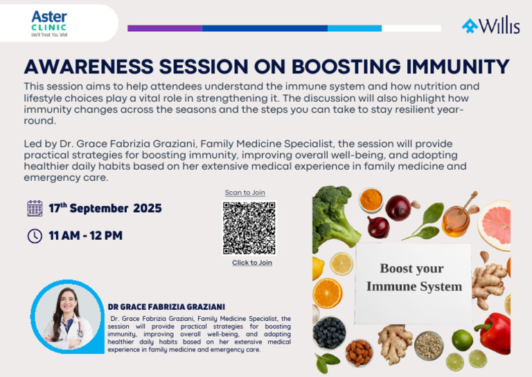 Awareness Session On Boosting Immunity | PDF