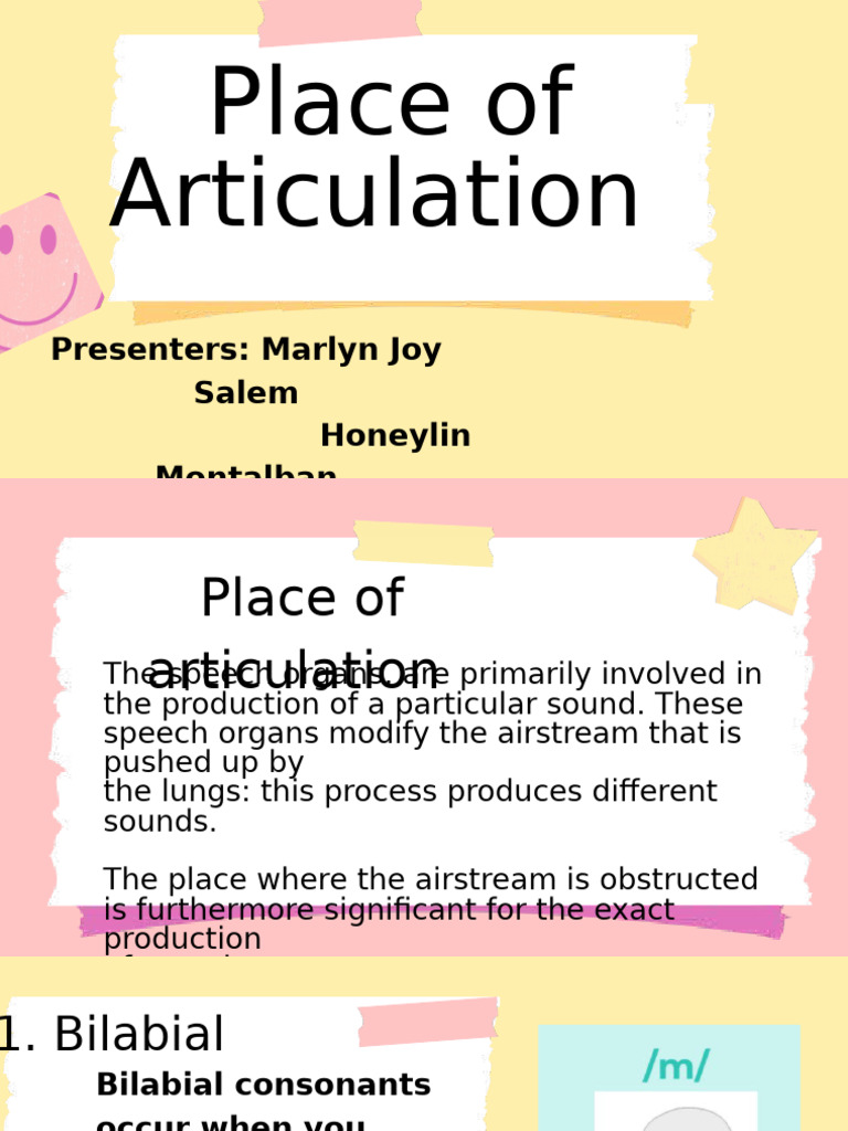 Understanding Places of Articulation | PDF