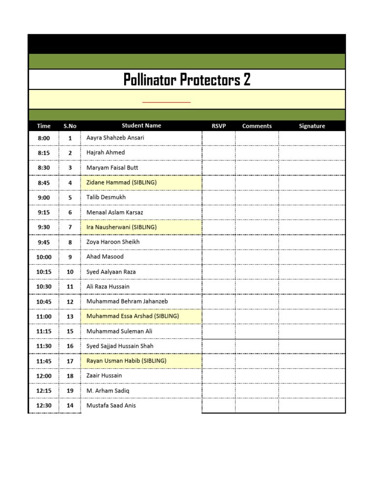 Pp2 QTR 1-Ptm Schedule-Oct 2025 (07.10.25) | PDF