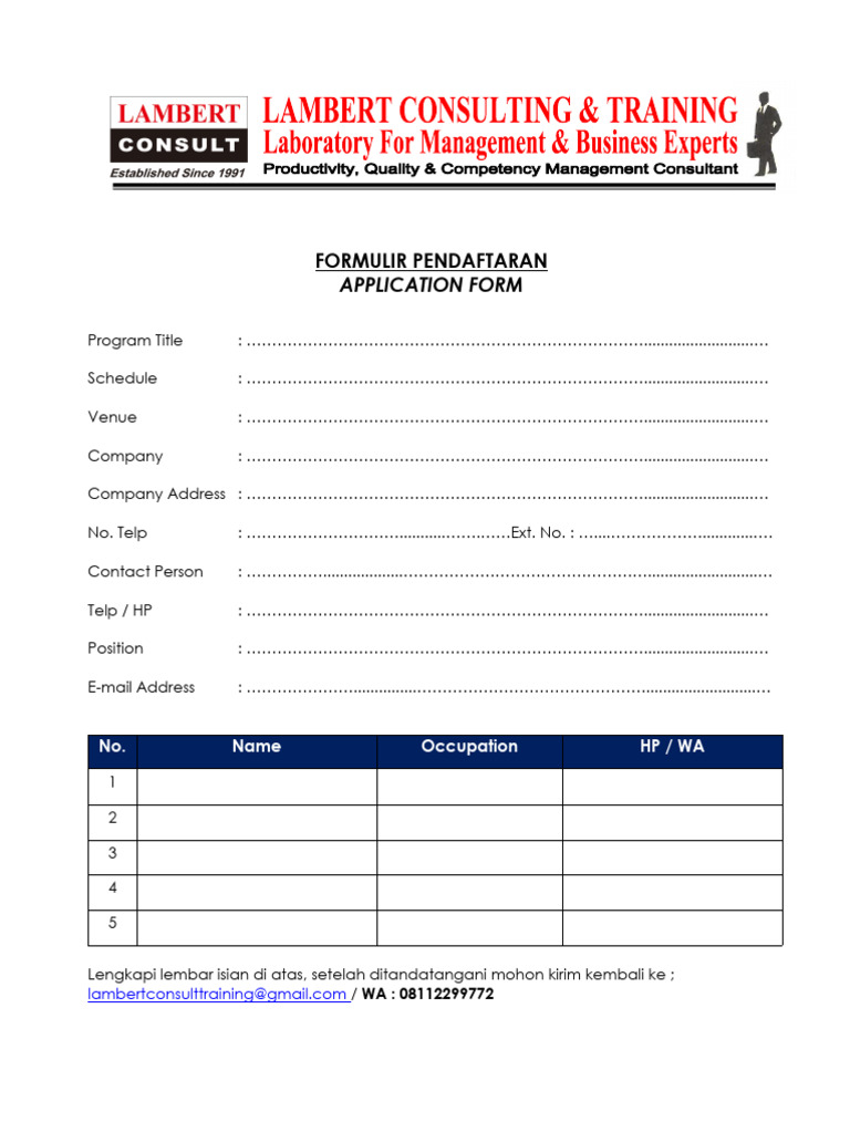 Registration Form | PDF
