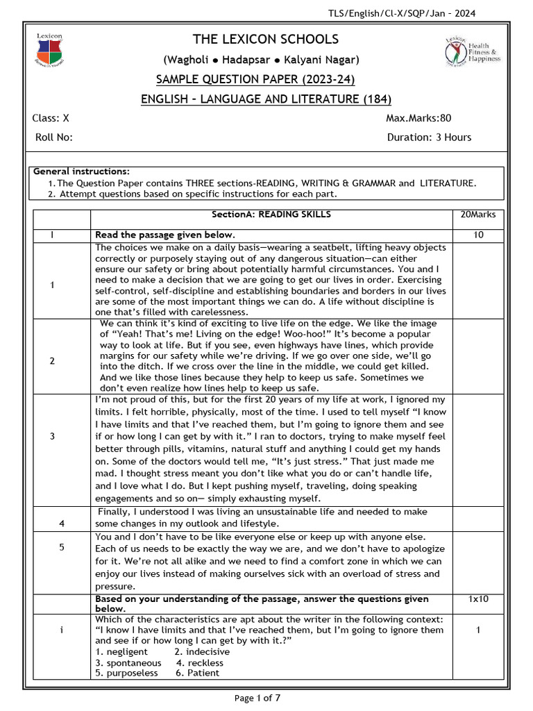 TLS-CLX English SQP 2025 26 Sep 25 | PDF | Sufism | Persian Philosophy