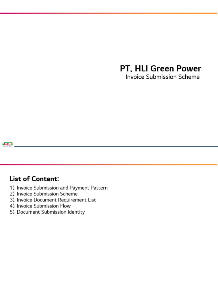 03) - HLI Green Power - Invoice Submission Manual | PDF | Invoice ...