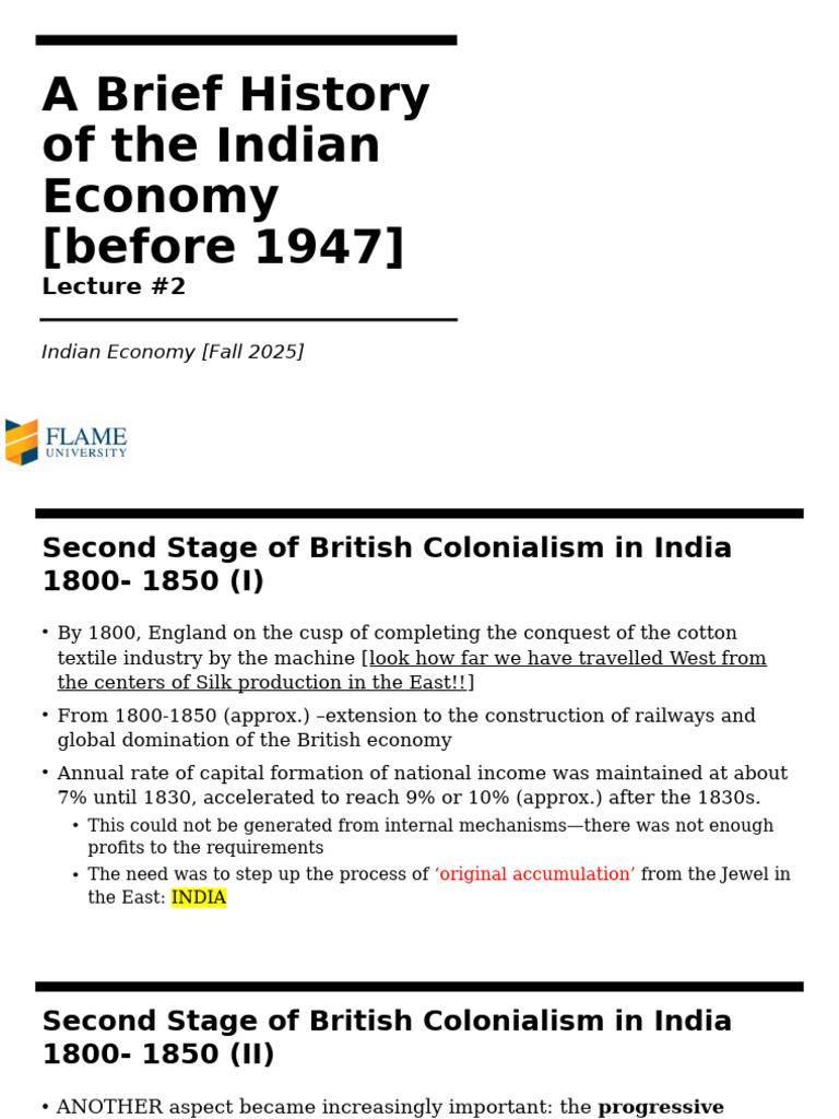 British Colonialism's Impact on Indian Economy | PDF | Opium ...