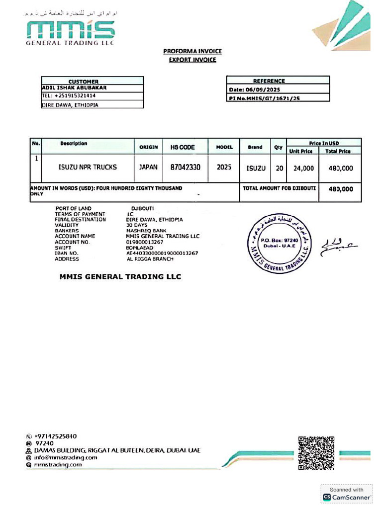 Proforma | PDF
