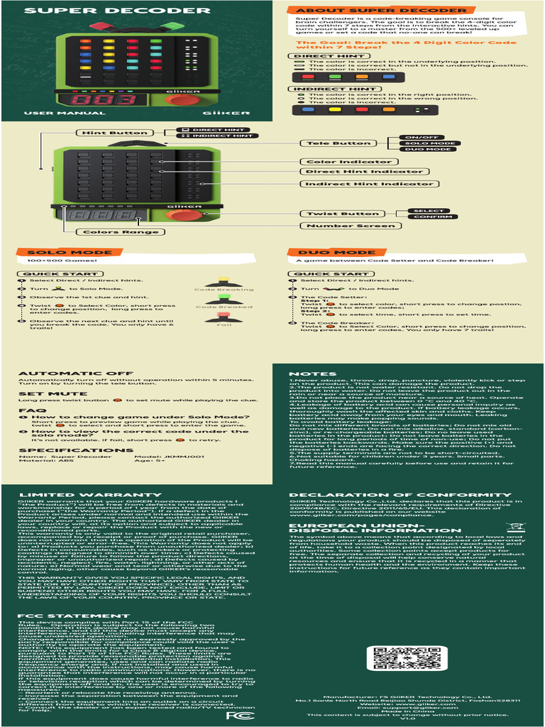 Super Decoder Instructions | PDF