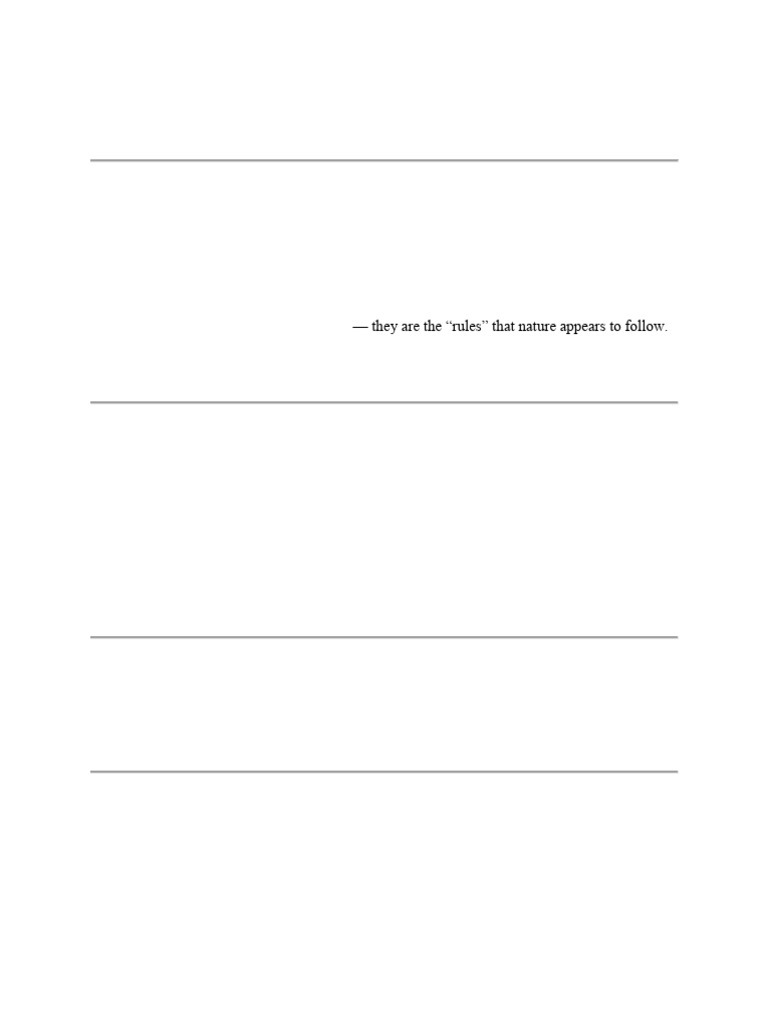 Overview of Natural Laws in Science | PDF | Universe | General Relativity