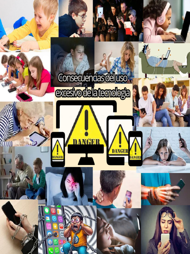 Cartel Del Uso Excesivo de La Tecnologia - Allisson Mahuitzic Villegas ...