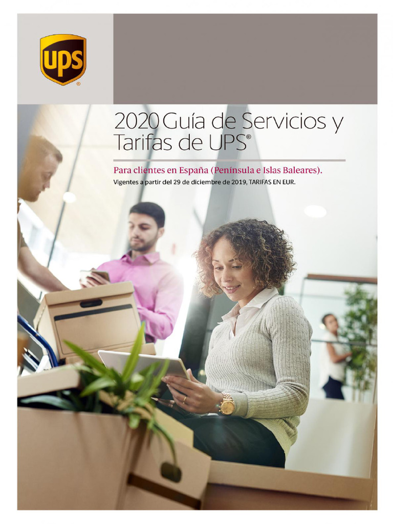 Guía Servicios Ups 2020 | PDF