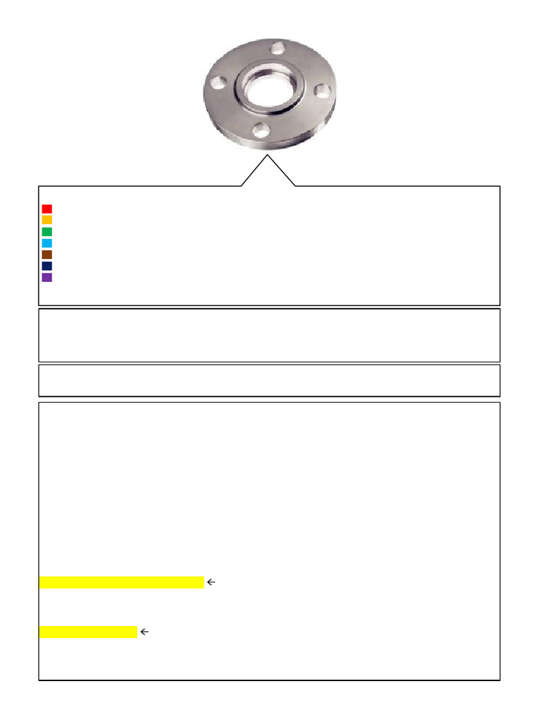 Common Flange Identification Standards | PDF | Pipe (Fluid Conveyance ...