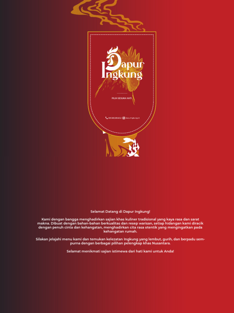 Menu Dapur Ingkung Khas Nusantara | PDF