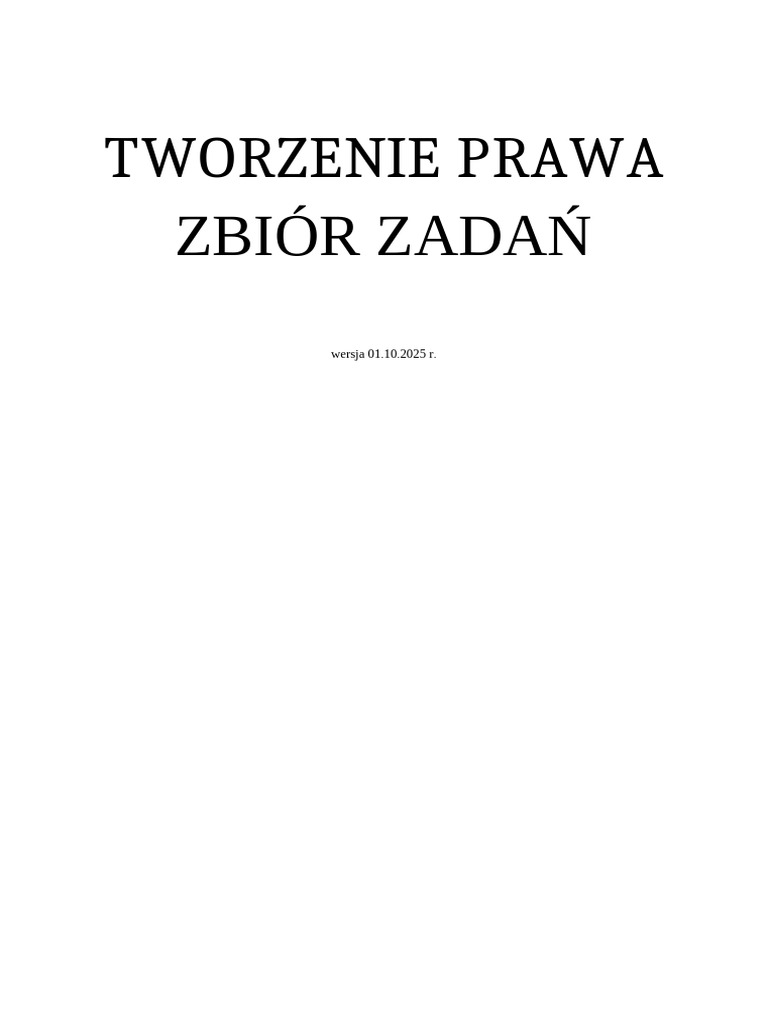 Zbiór Zadań | PDF