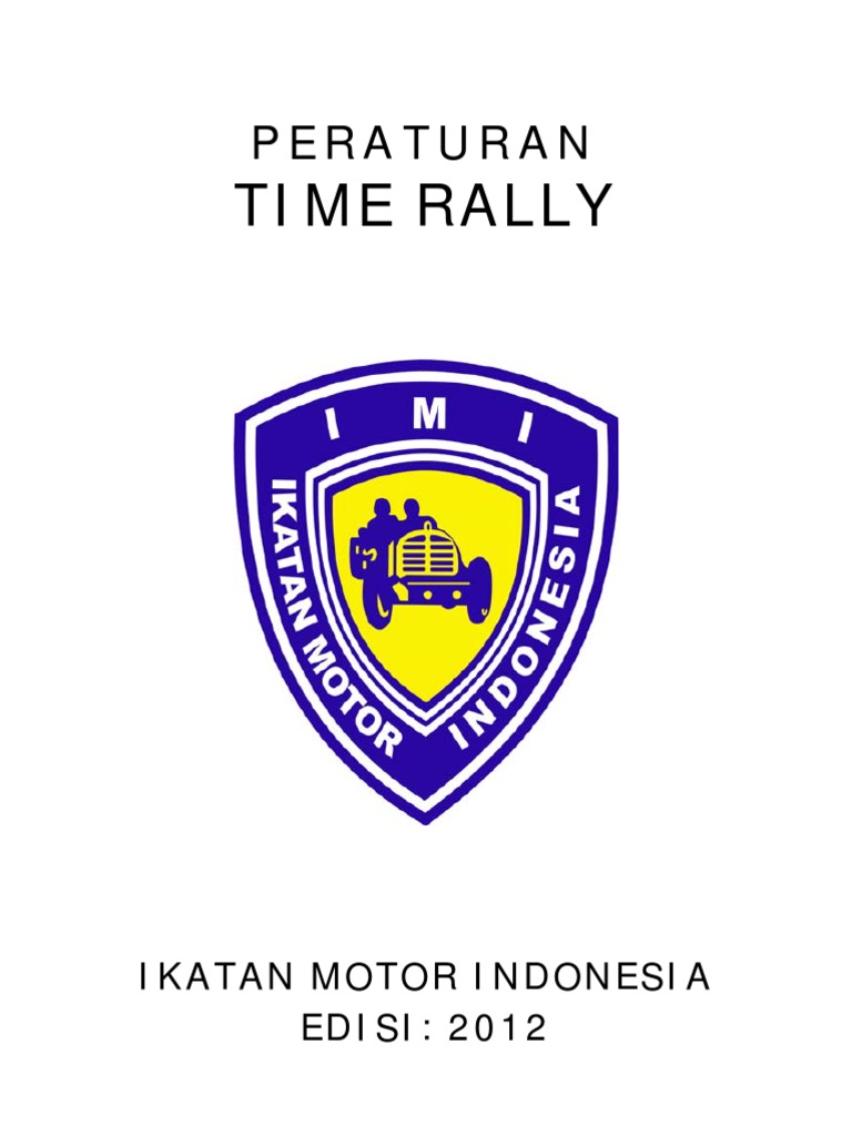 Peraturan Time Rally IMI 2012 | PDF | Teknologi & Rekayasa