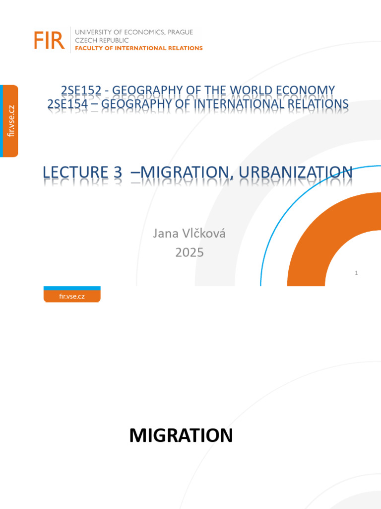 Migration and Urbanization Insights | PDF | Human Migration | City