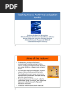 Olympic and Paralympic Values in Sport | PDF | Sports