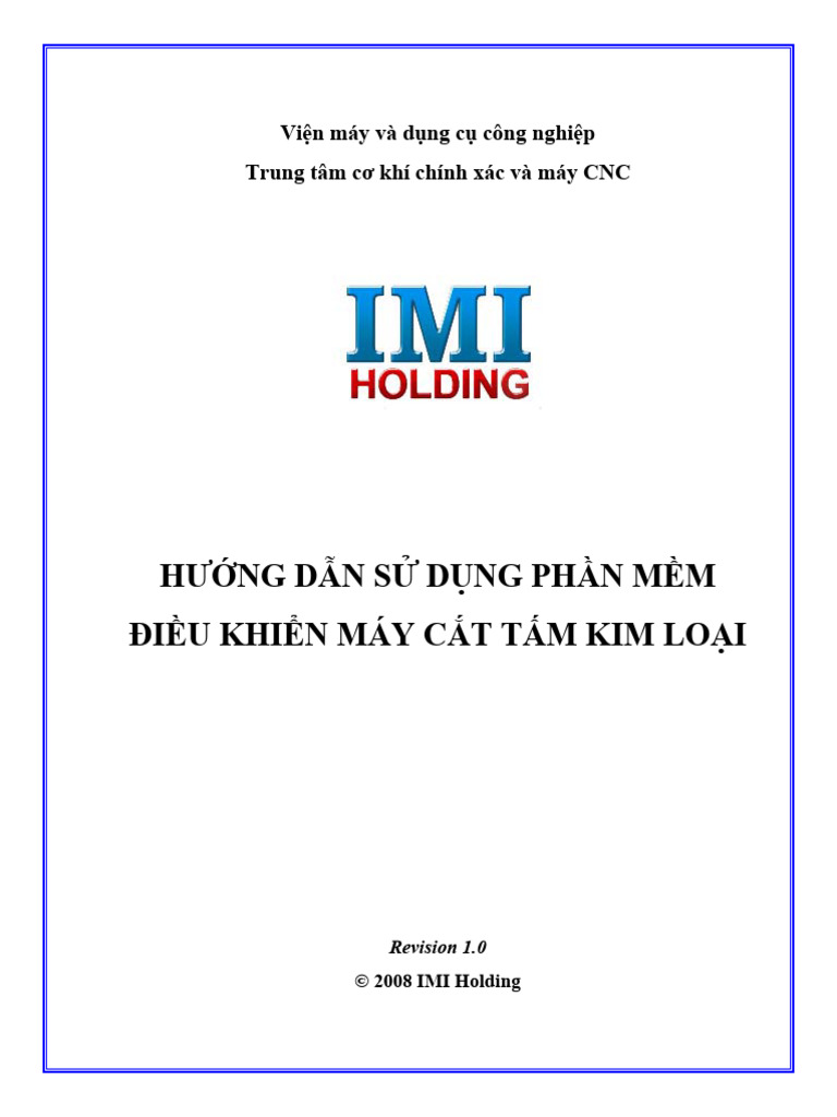 Huong Dan Su Dung Phan Mem Dieu Khien May Cat Tam Kim Loai | PDF