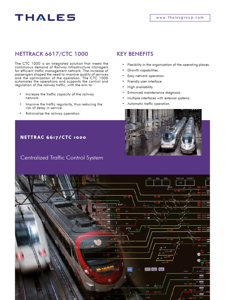 CTC 1000: Advanced Railway Traffic Control | PDF | Computer Network ...