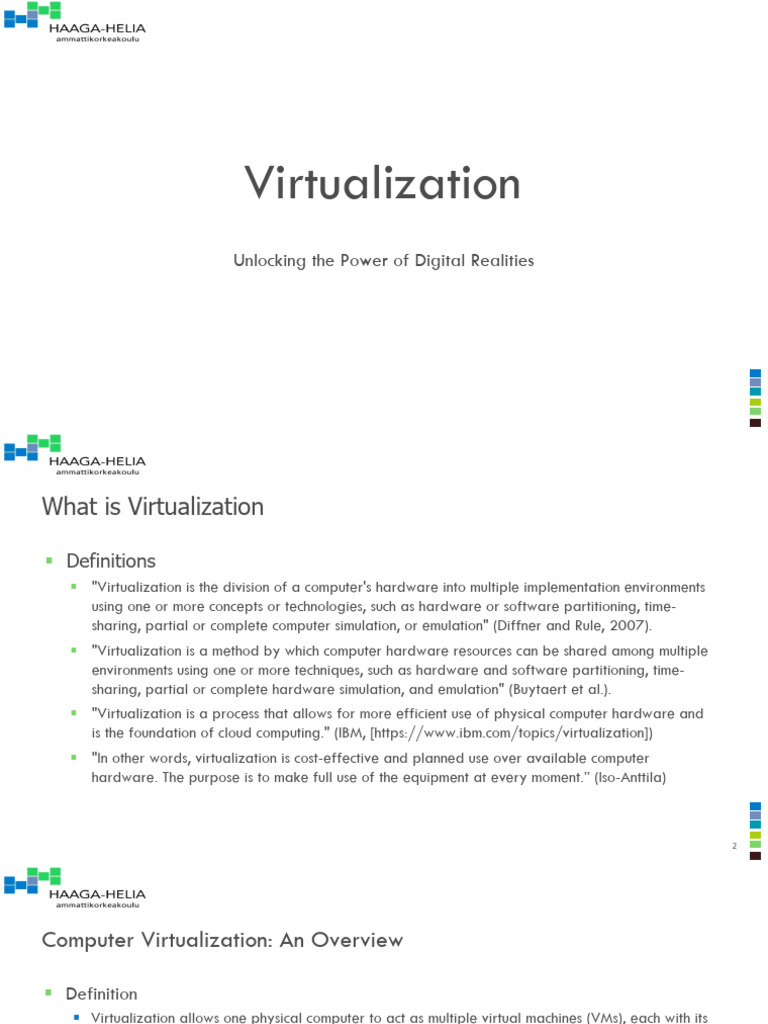 Understanding Virtualization Concepts | PDF | Virtualization | Virtual ...