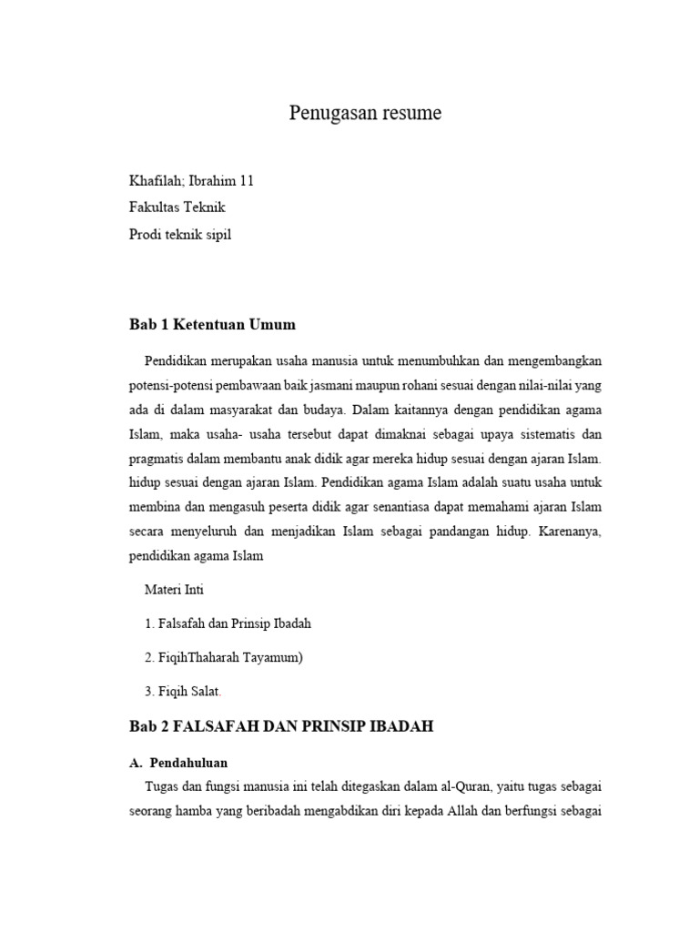 Resume-Pra-Osdi-tahun-2021 teknik sipil | PDF