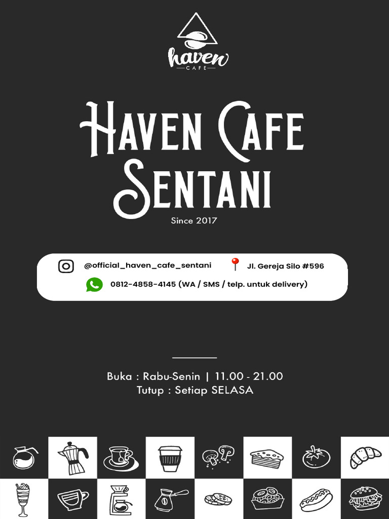 Haven Cafe Sentani Menu Overview | PDF | Coffee | Hamburgers