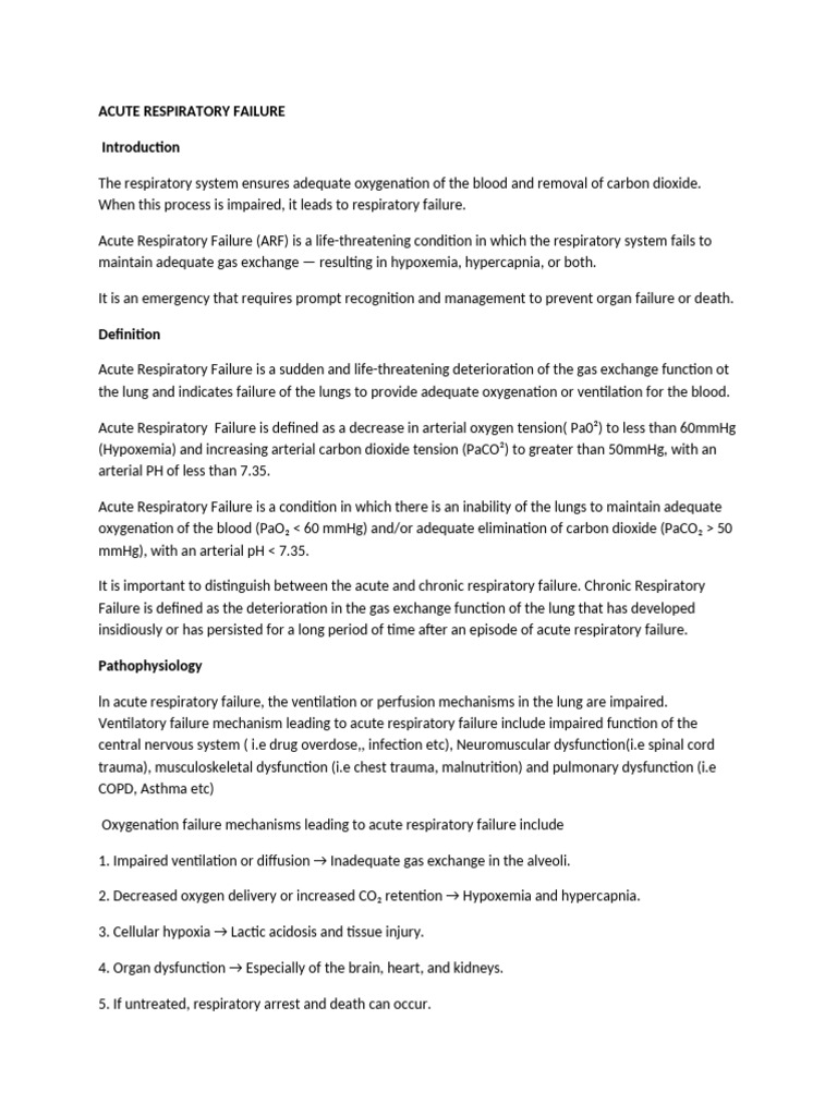 Acute Respirato-Wps Office | PDF | Respiratory System | Breathing