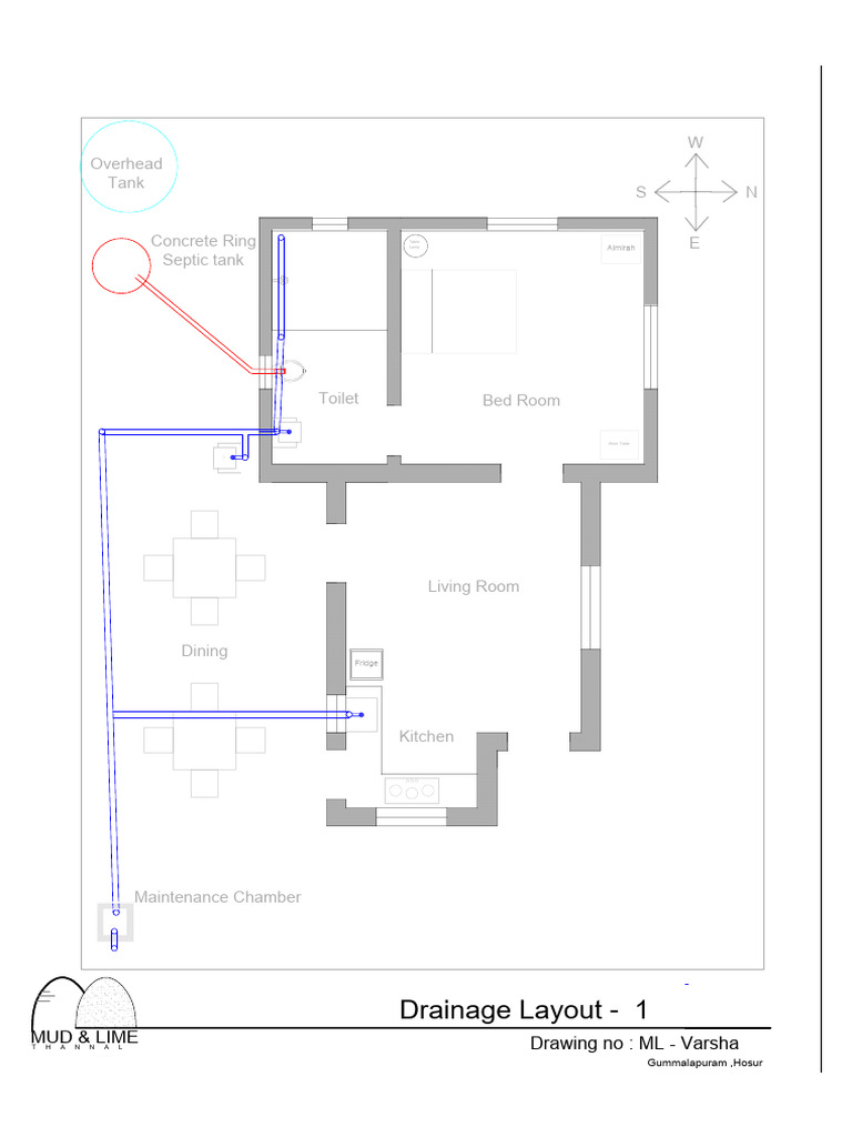 Drainage Layout and Room Features | PDF
