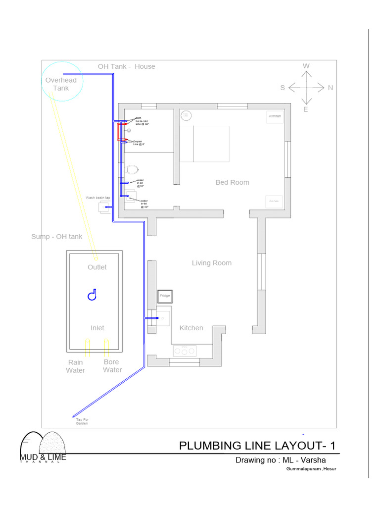 ML - Varsha Hosur - Plumbing Layout | PDF