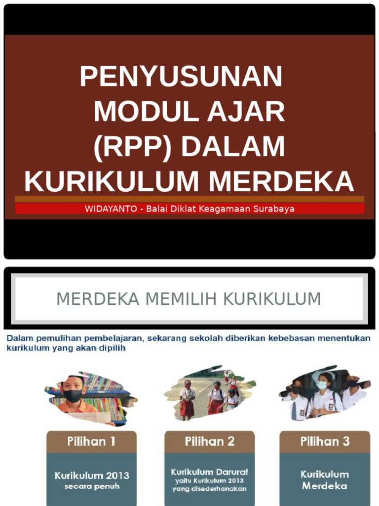 Penyusunan Modul Ajar-Rpp | PDF