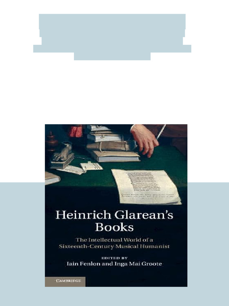 Intellectual World of A Sixteenth Century Musical Humanist 33122284 ...