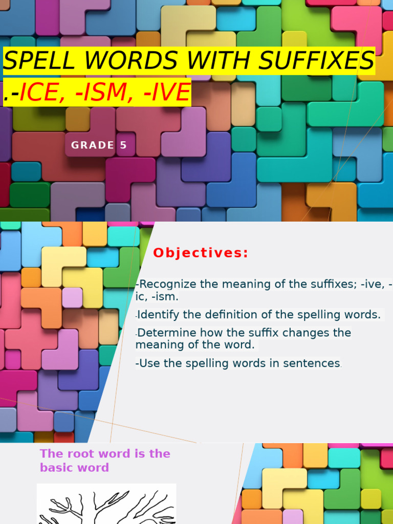 Spell Words With Suffixes 2 | PDF | Adjective | Word