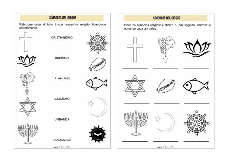 Atividade Símbolos 1º Ano | PDF