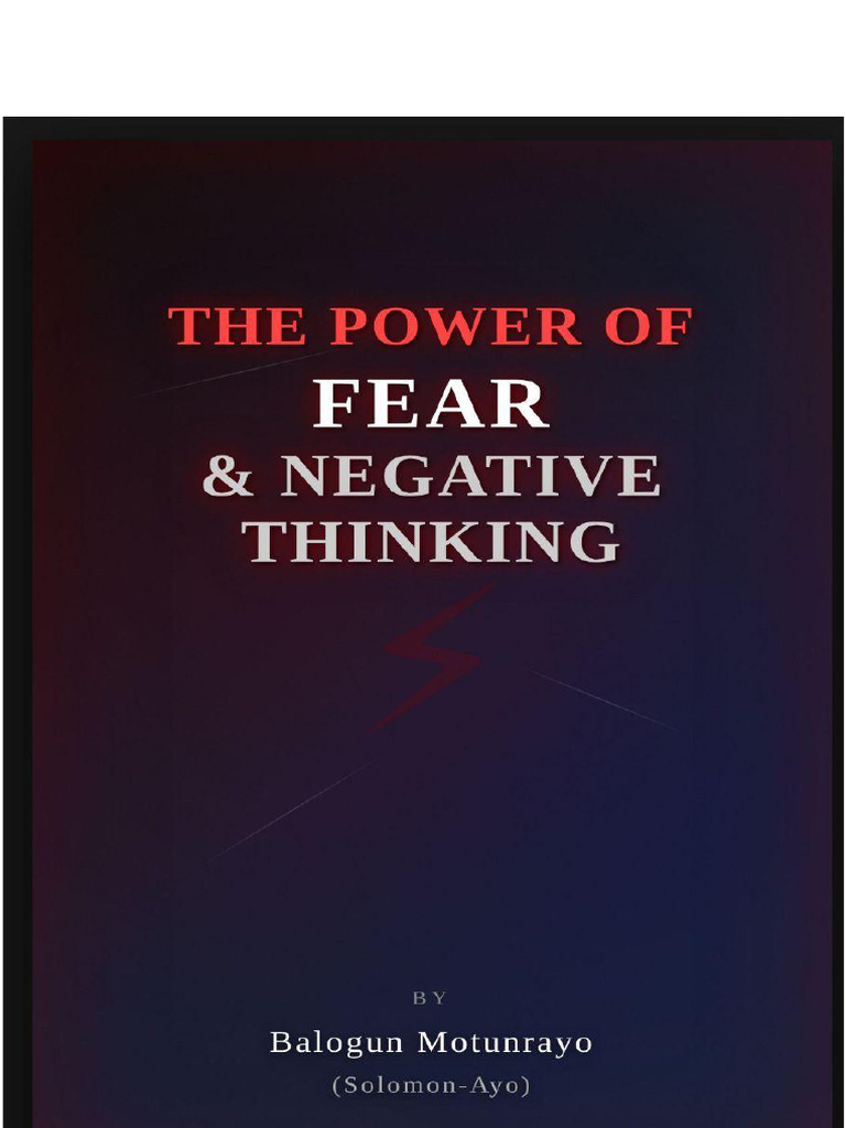 Overcoming Fear: Transforming Mindsets | PDF | Fear | Satan