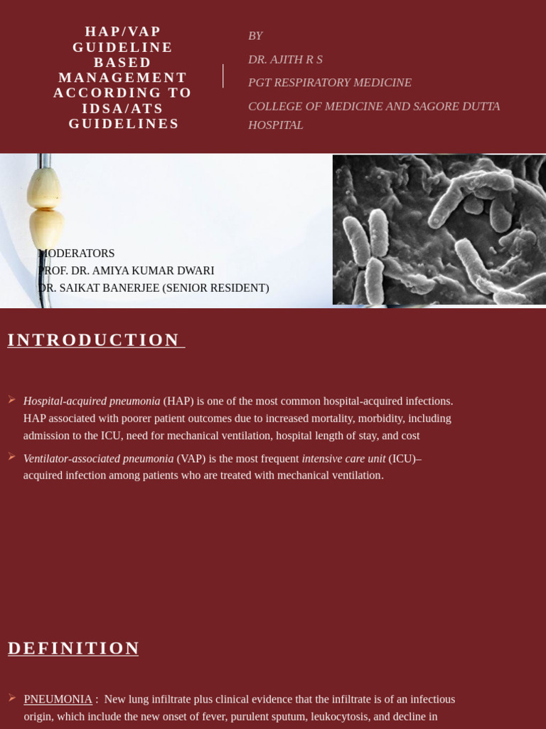 Hap Vap Seminar Final | PDF | Pneumonia | Infection