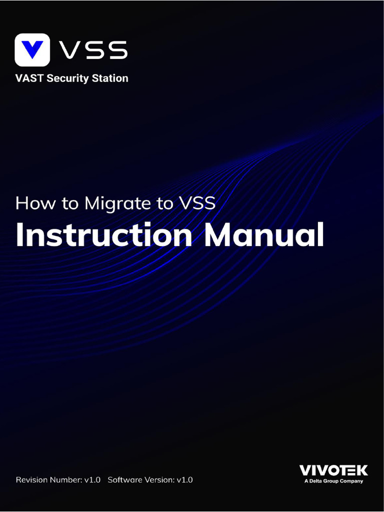 Vast Security Station (VSS) Migration Instruction Manual ES | PDF ...