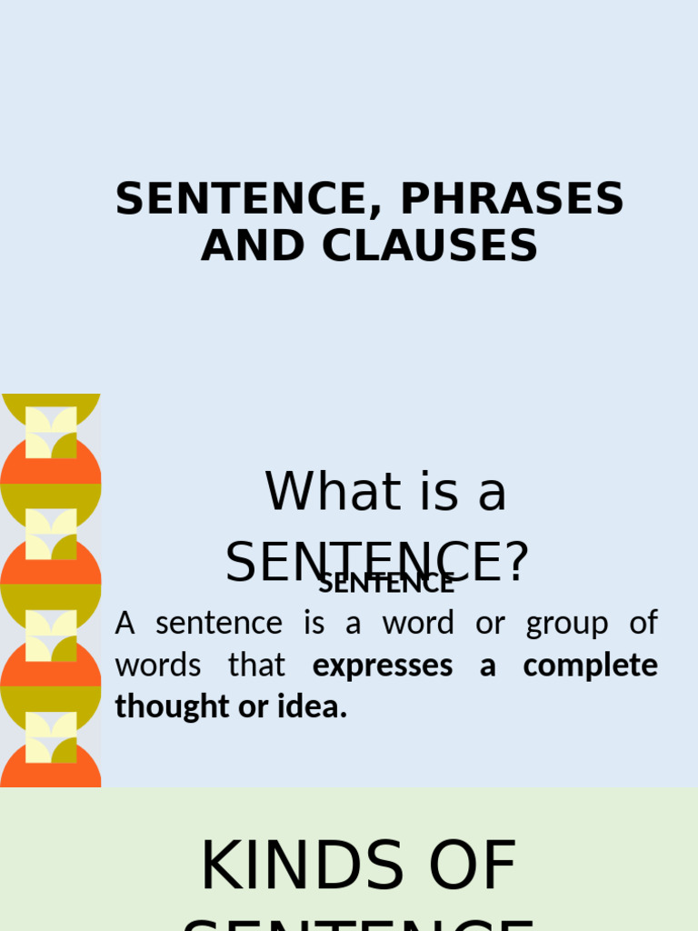 Sentence Structure Phrases and Clauses | PDF