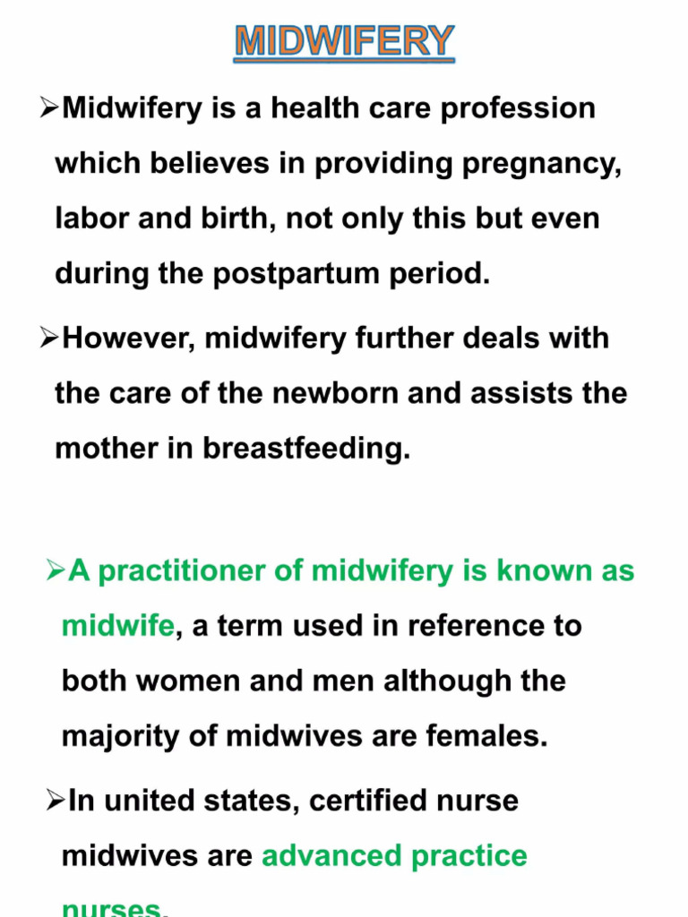 Midwifery Introduction | PDF