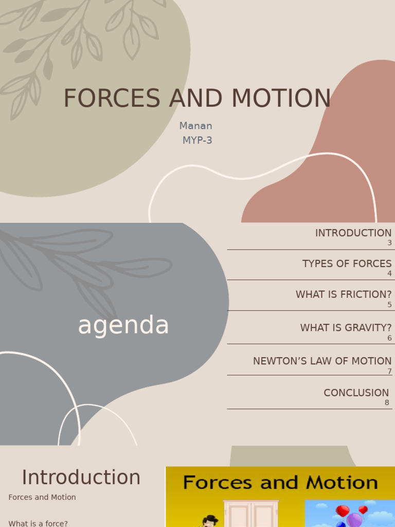 Understanding Forces and Motion | PDF | Force | Friction