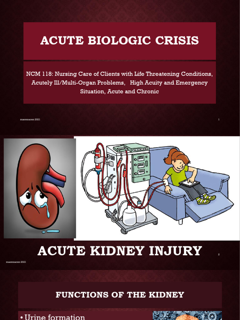 Acute Kidney Injury-Acute Renal Failure | PDF | Kidney | Hemodialysis