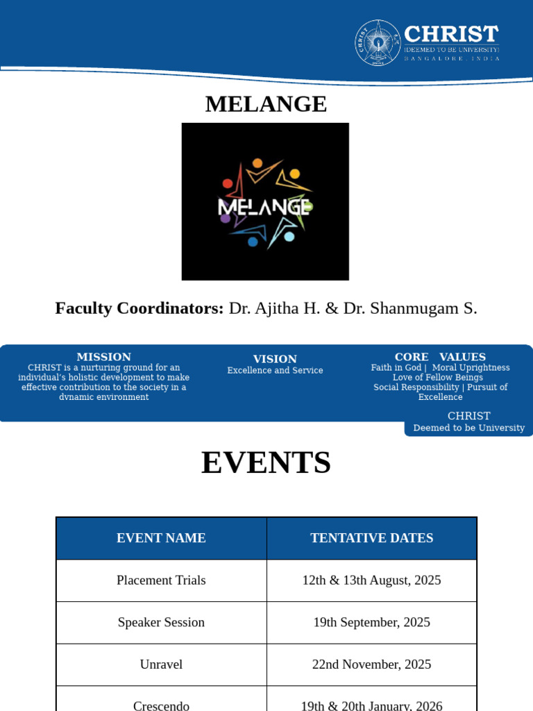 Sample PPT For Clubs | PDF