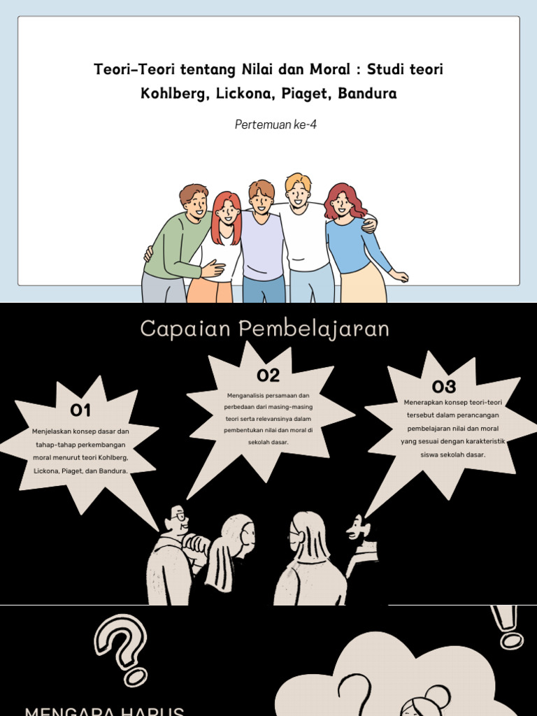 Pertemuan Ke-4 - Teori-Teori Tentang Nilai Dan Moral | PDF