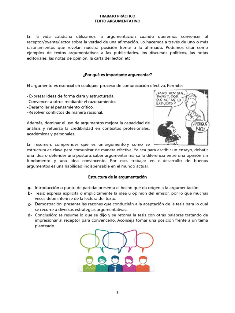 Estructura y Recursos de la Argumentación | PDF | Publicidad | Propaganda
