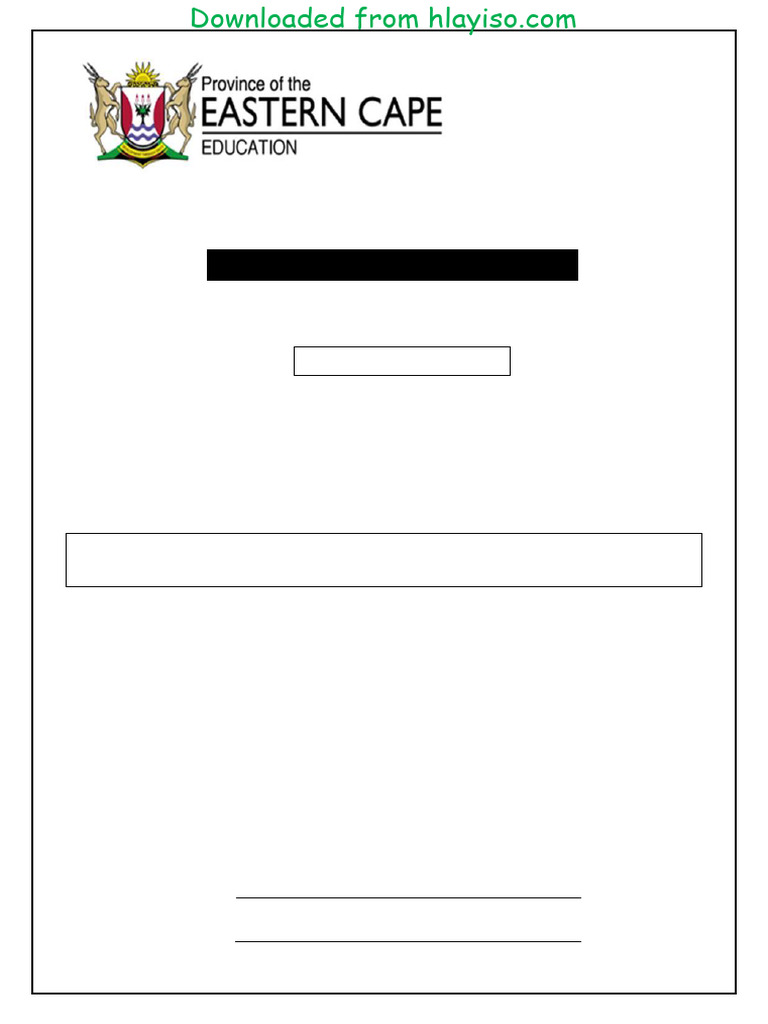 LIFE ORIENTATION GR9 2013-QP - Hlayiso - Com | PDF | Body Mass Index ...