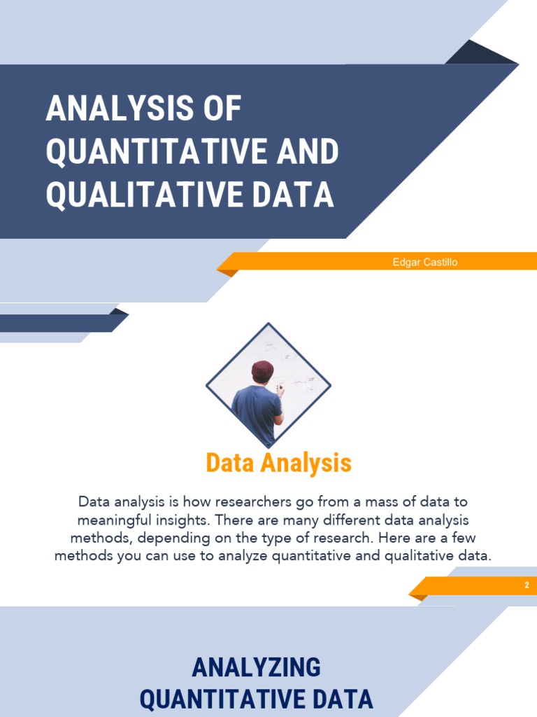 Analysis of Qualitative and Quantitative Data (Ed) | PDF | Statistics ...