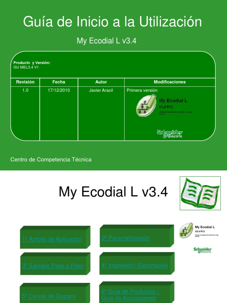 Guia de Inicio A La Utilización My Ecodial L v3.4 | PDF | Cálculo ...
