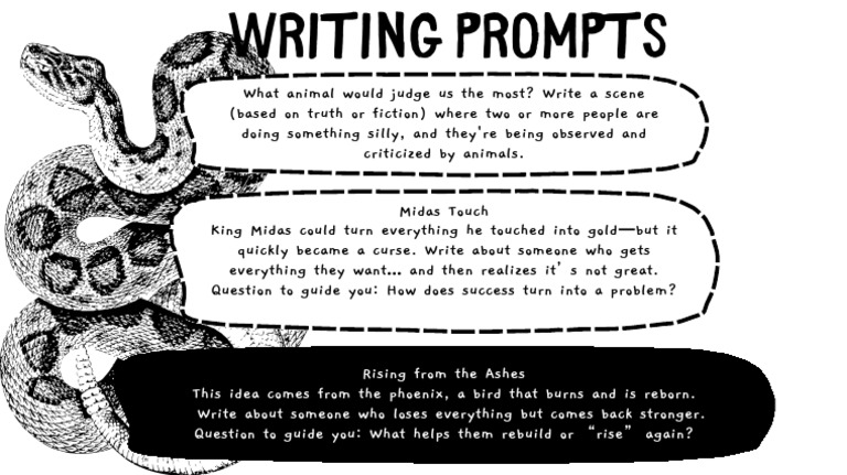 Writing Prompt Allusions | PDF