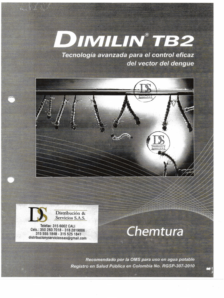 Dimilin TB2: Control de Vectores de Dengue | PDF | Mosquito