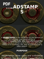 Military Headstamp Identification Guide | PDF | Cartridge (Firearms ...