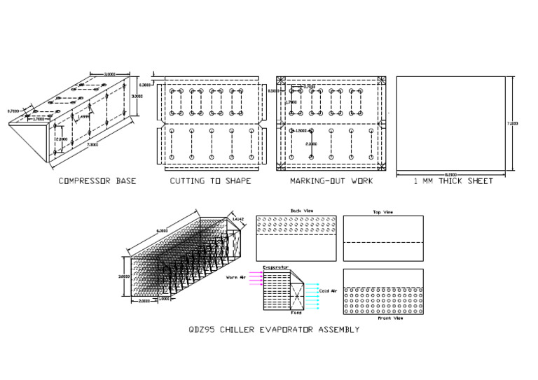 Chiller System Drawing | PDF